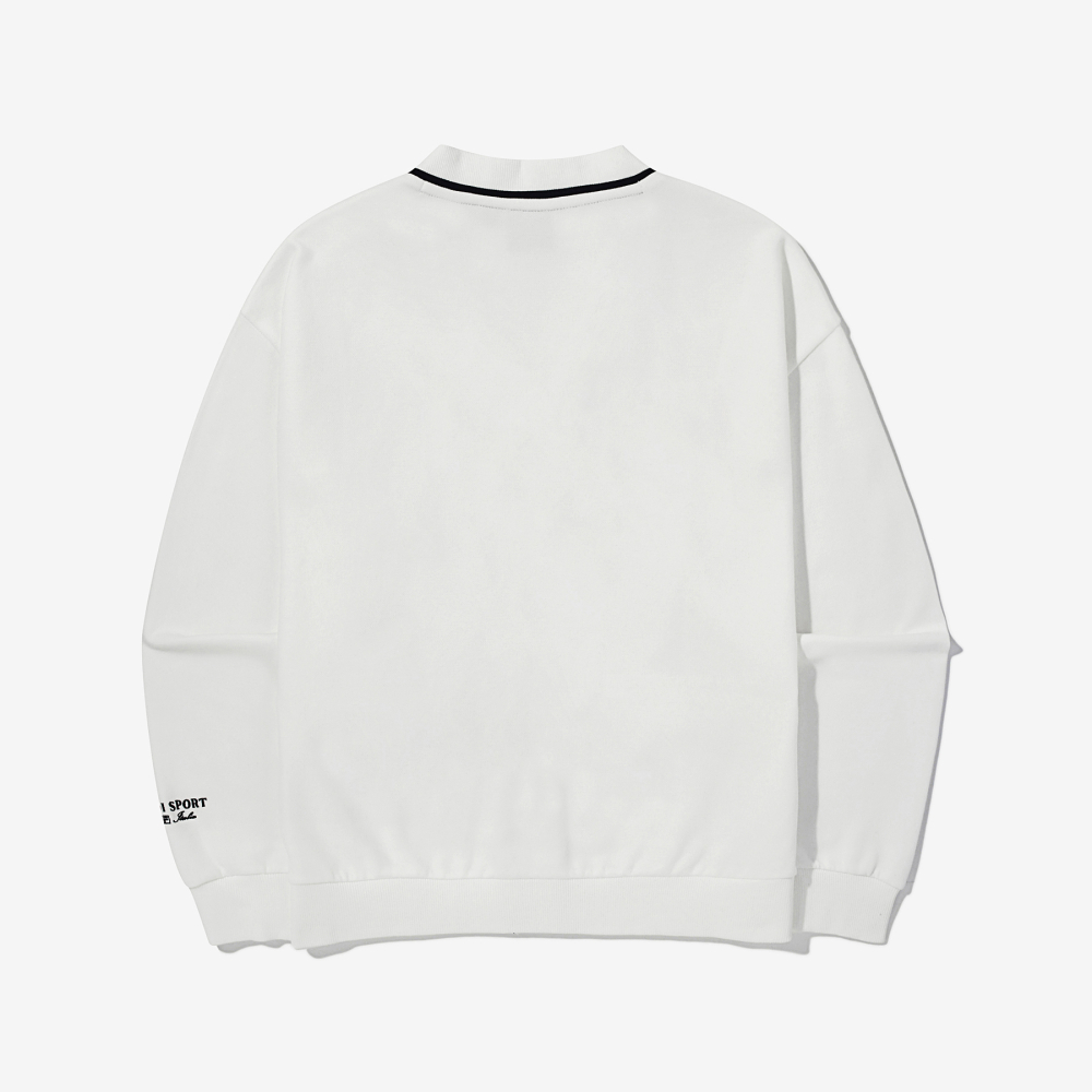 휠라 테니스 피케 가디건 화이트 | FILA | KREAM