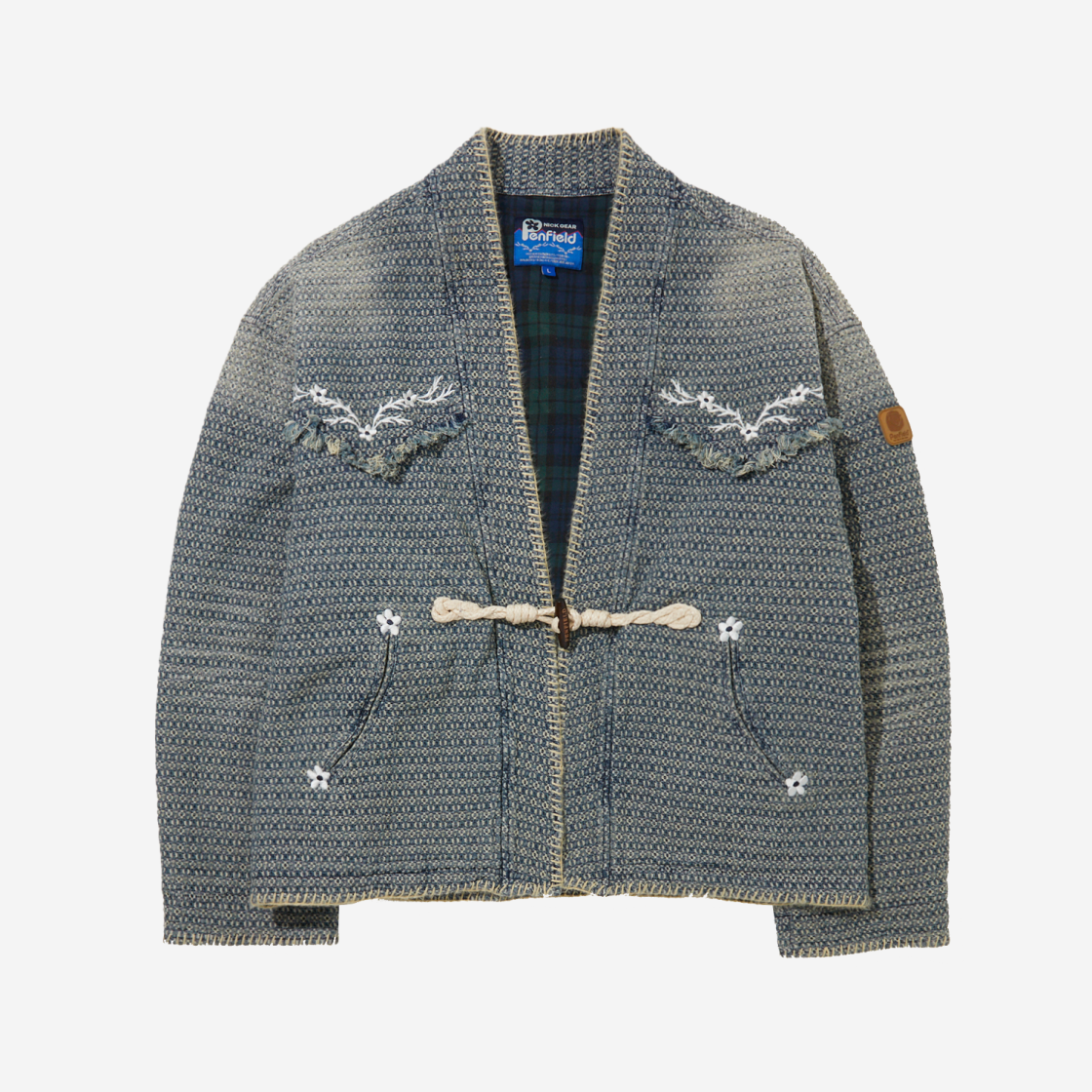 닉기어 x 펜필드 플라워 웨스턴 로브 인디고 | NICK GEAR | KREAM