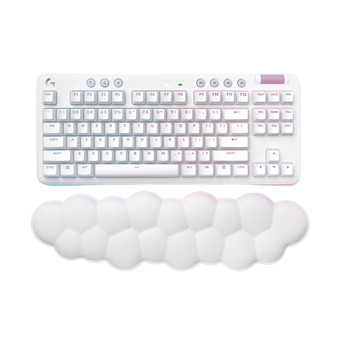 로지텍 오로라 컬렉션 G715 무선 게이밍 키보드 적축 화이트 영문 자판 (국내 정식 발매 제품) | Logitech | KREAM