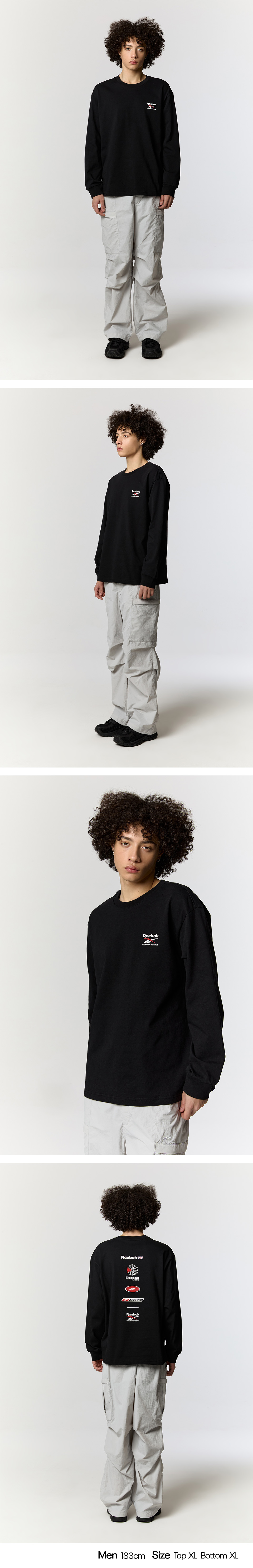 리복 아카이브 롱슬리브 블랙 | Reebok | KREAM