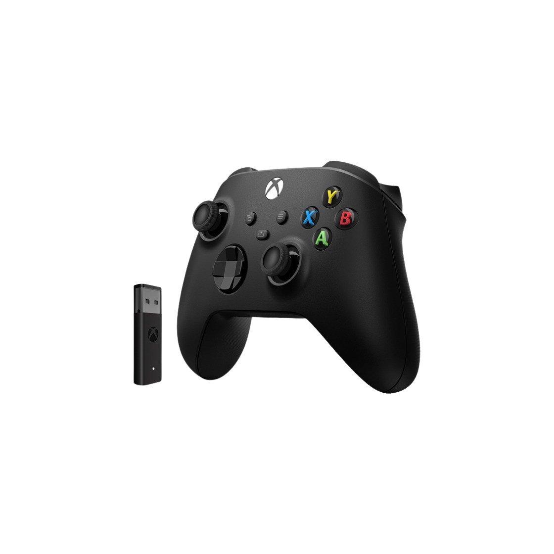 엑스박스 4세대 무선 컨트롤러 카본 블랙 윈도우 10용 무선 어댑터 포함 (국내 정식 발매 제품) | Xbox | KREAM