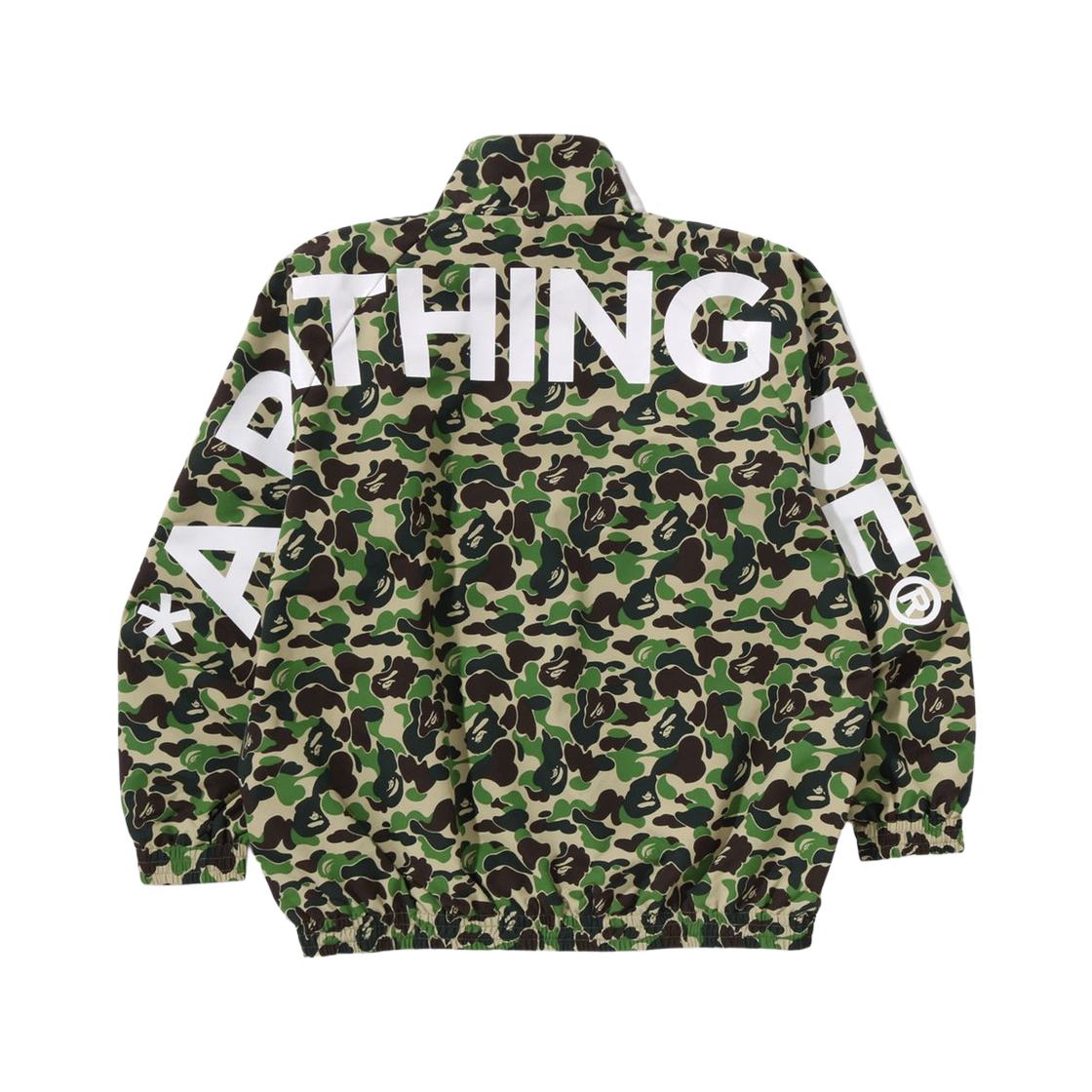 (W) 베이프 ABC 카모 트랙 자켓 그린 | BAPE | KREAM