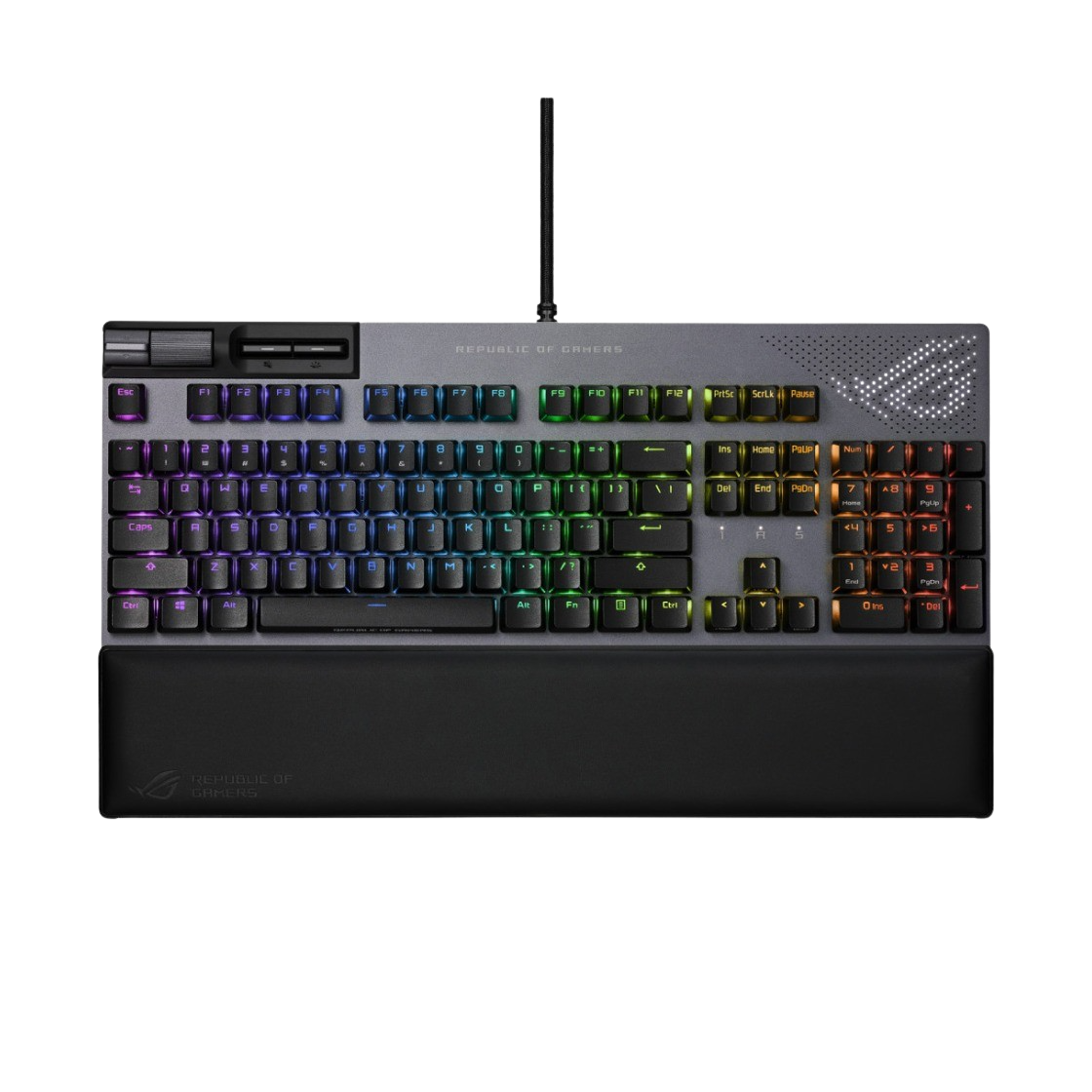 아수스 ROG 스트릭스 플레어 2 애니메이트 PBT 키캡 건메탈 레드 영문 자판 (국내 정식 발매 제품) | Asus | KREAM