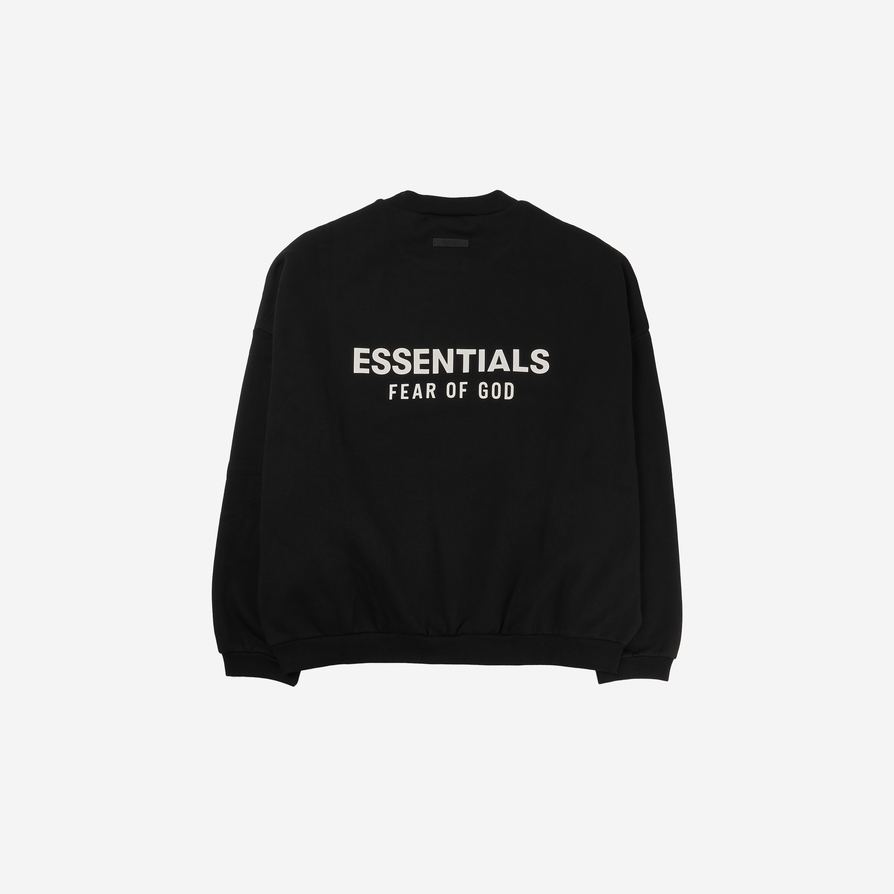 에센셜 플리스 크루넥 블랙 - 24FW | KREAM