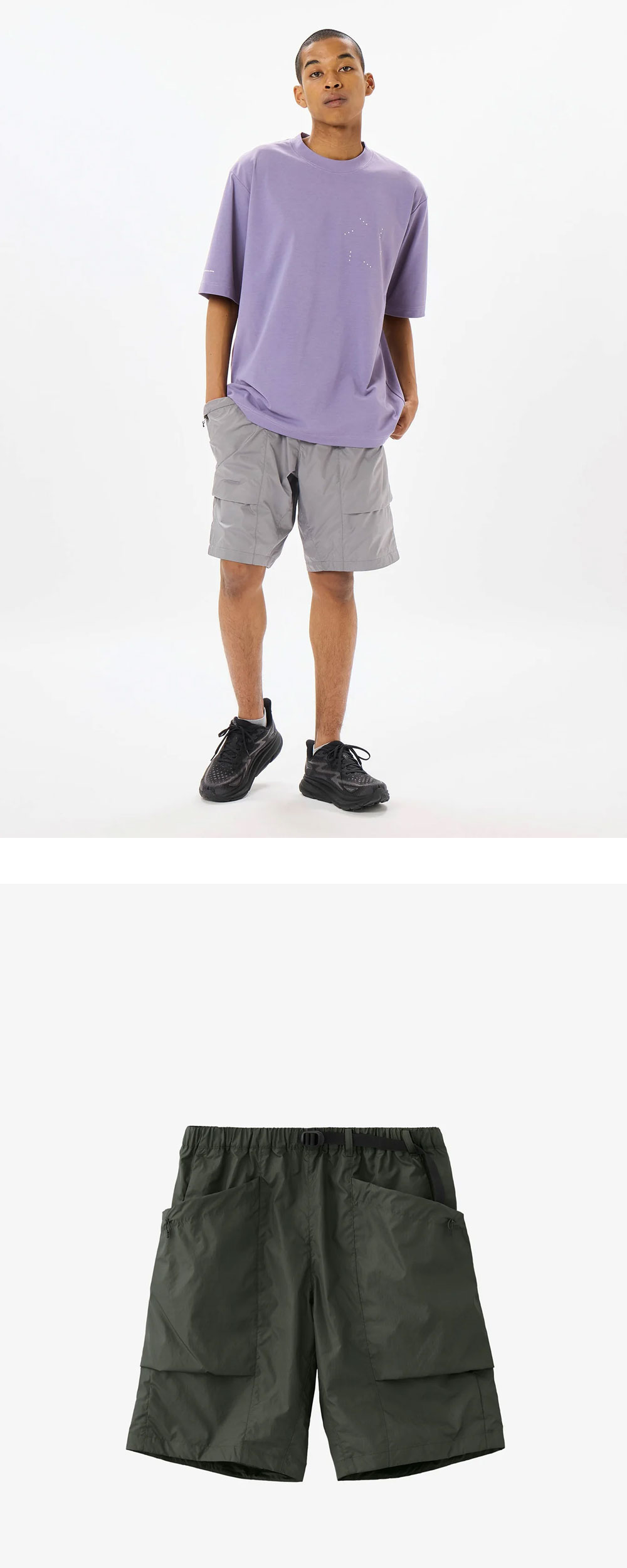 골드윈 립스탑 쇼츠 다크 올리브 - 25SS | Goldwin | KREAM