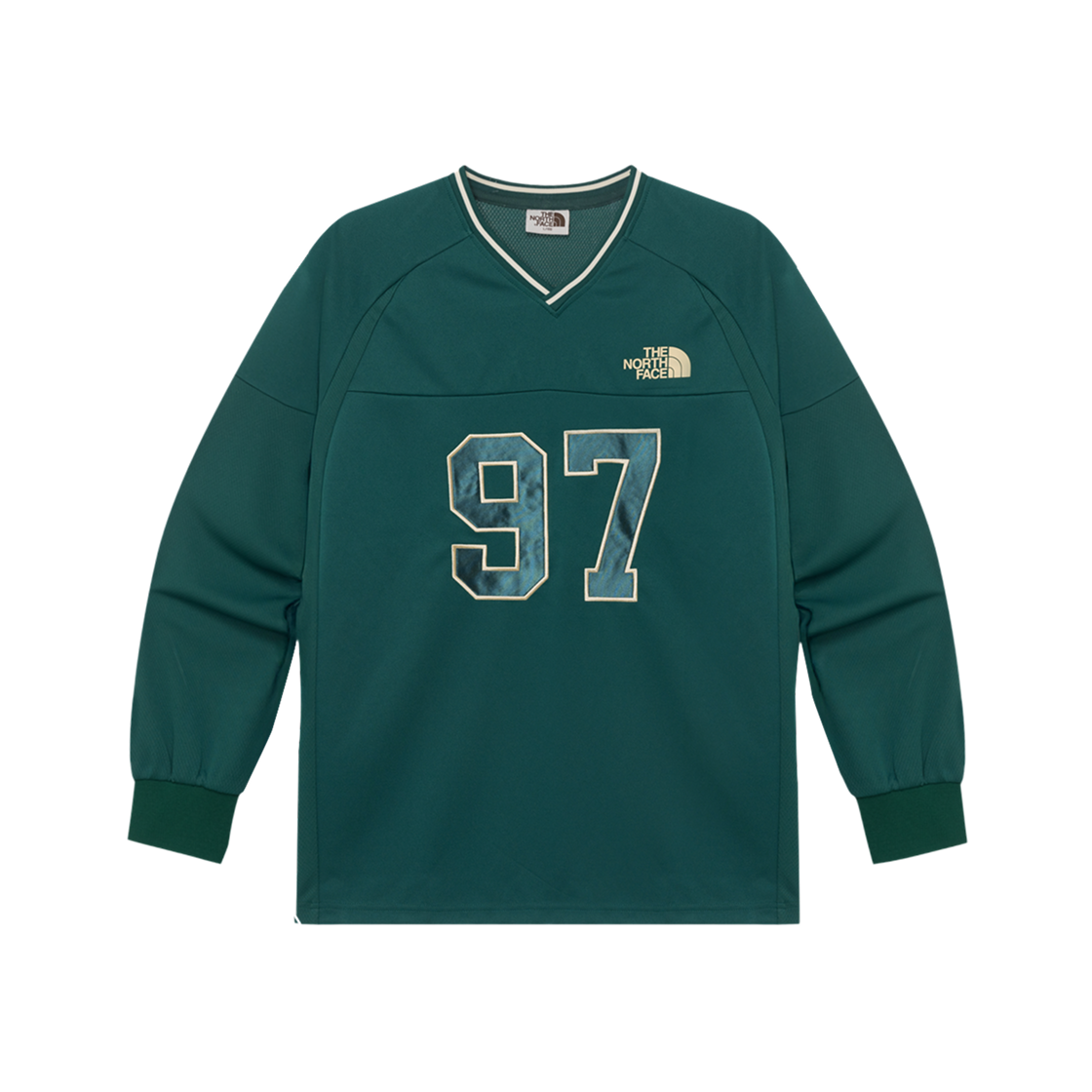 노스페이스 TNF 크루 롱슬리브 티셔츠 그린 - 25SS | The North Face | KREAM