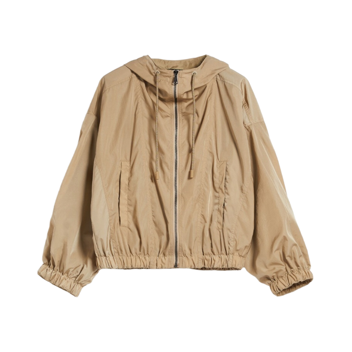 (W) 위켄드 막스마라 마이엘라 후드 타페타 자켓 클레이 | Max Mara | KREAM