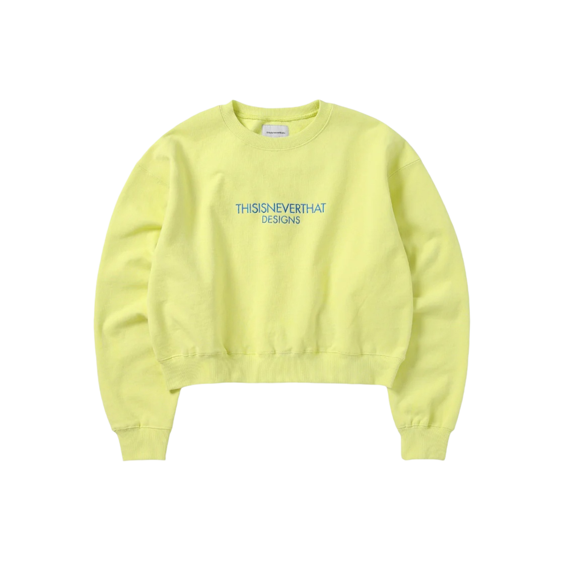 디스이즈네버댓 FR-로고 W 크루넥 레몬 | Thisisneverthat | KREAM