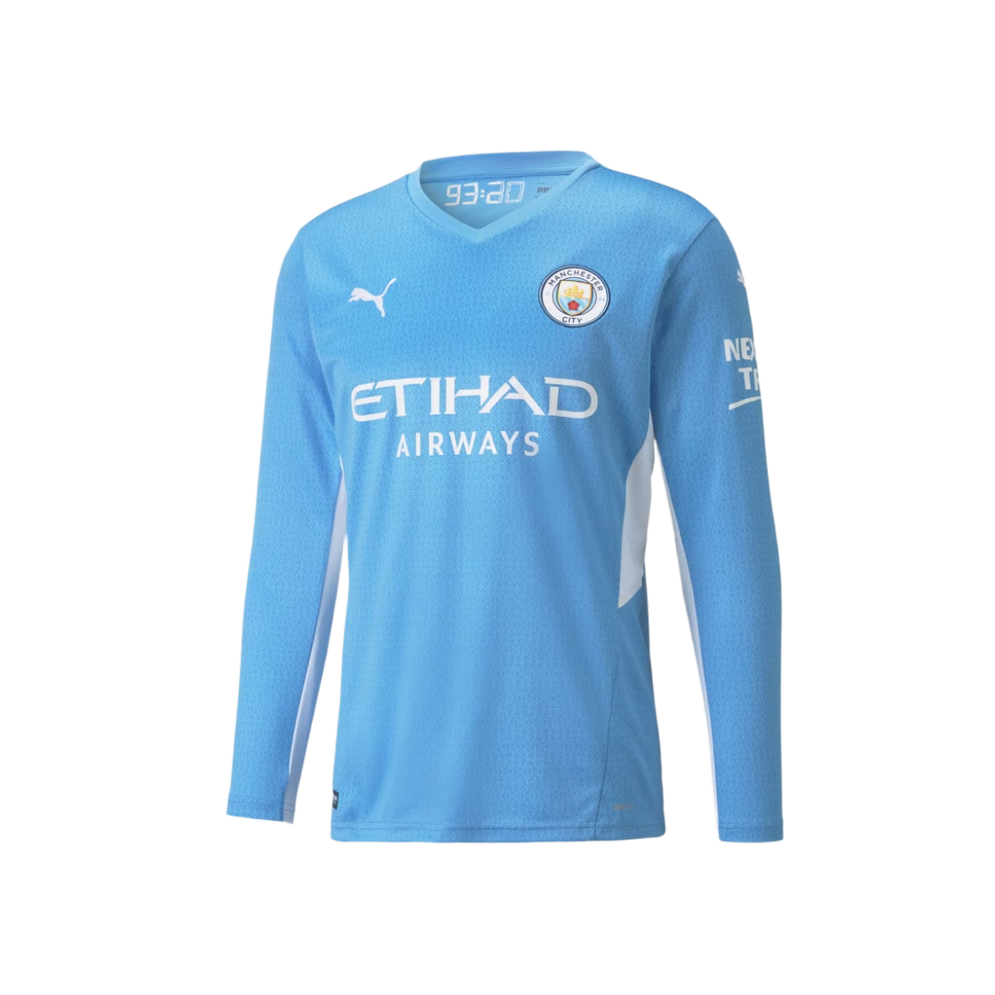 푸마 맨체스터 시티 2021/22 홈 롱슬리브 저지 팀 라이트 블루 (논 마킹 버전) | Puma | KREAM