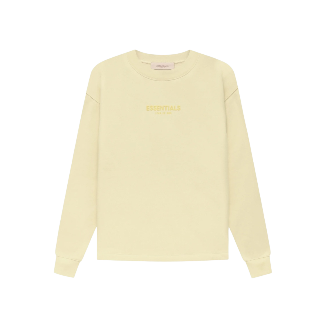 에센셜 릴렉스드 크루넥 스웨트셔츠 카나리 - 22FW | Essentials | KREAM