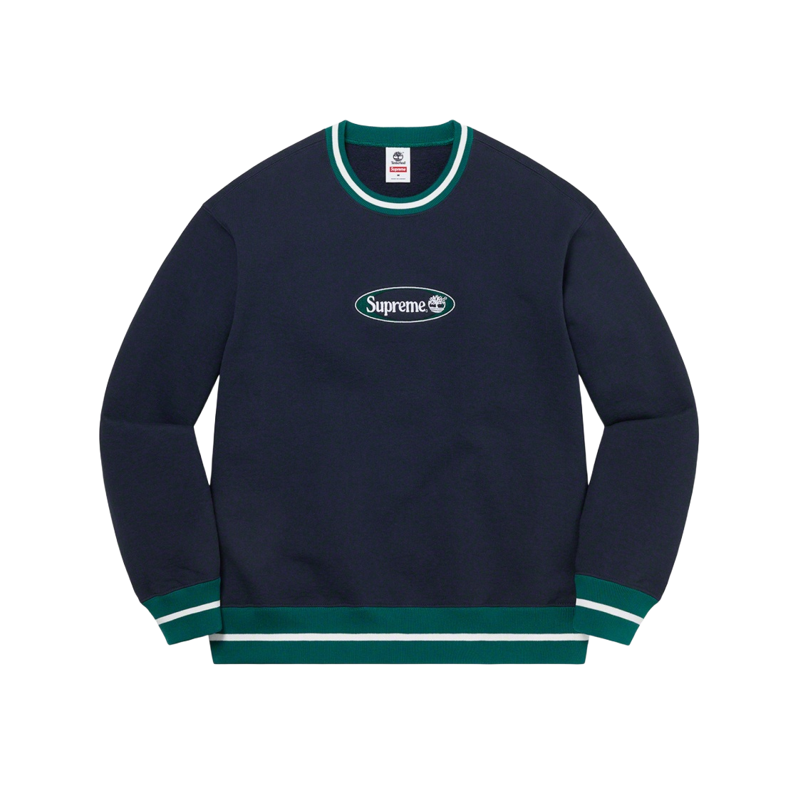 슈프림 x 팀버랜드 크루넥 네이비 - 21SS | Supreme | KREAM