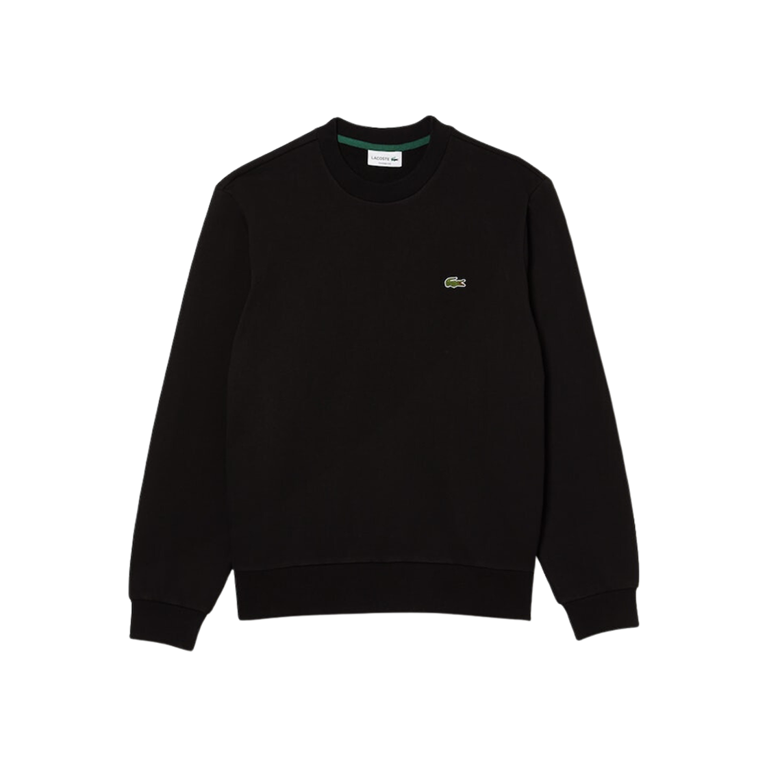 라코스테 베이직 크루넥 스웨트셔츠 블랙 | Lacoste | KREAM