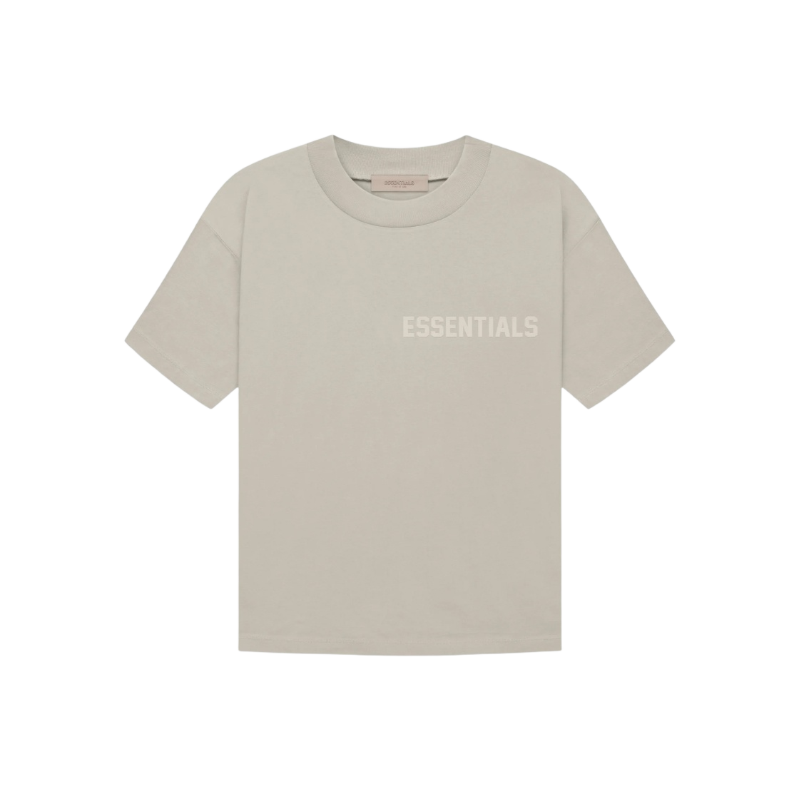 (W) 에센셜 숏슬리브 티셔츠 스모크 - 22FW | Essentials | KREAM