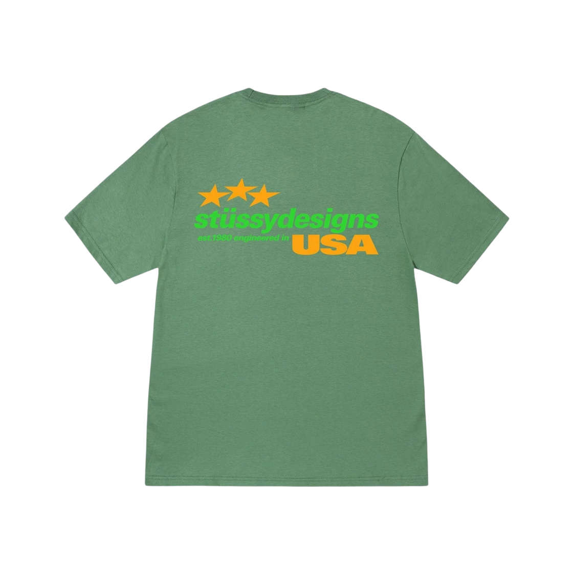 스투시 디자인 USA 티셔츠 그린 | Stussy | KREAM