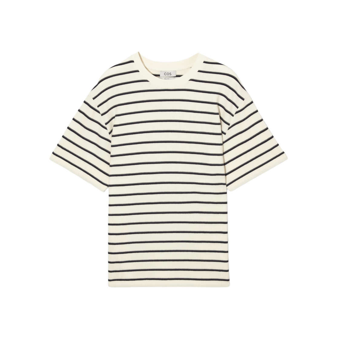 코스 스트라이프 부클레 티셔츠 크림 | COS | KREAM