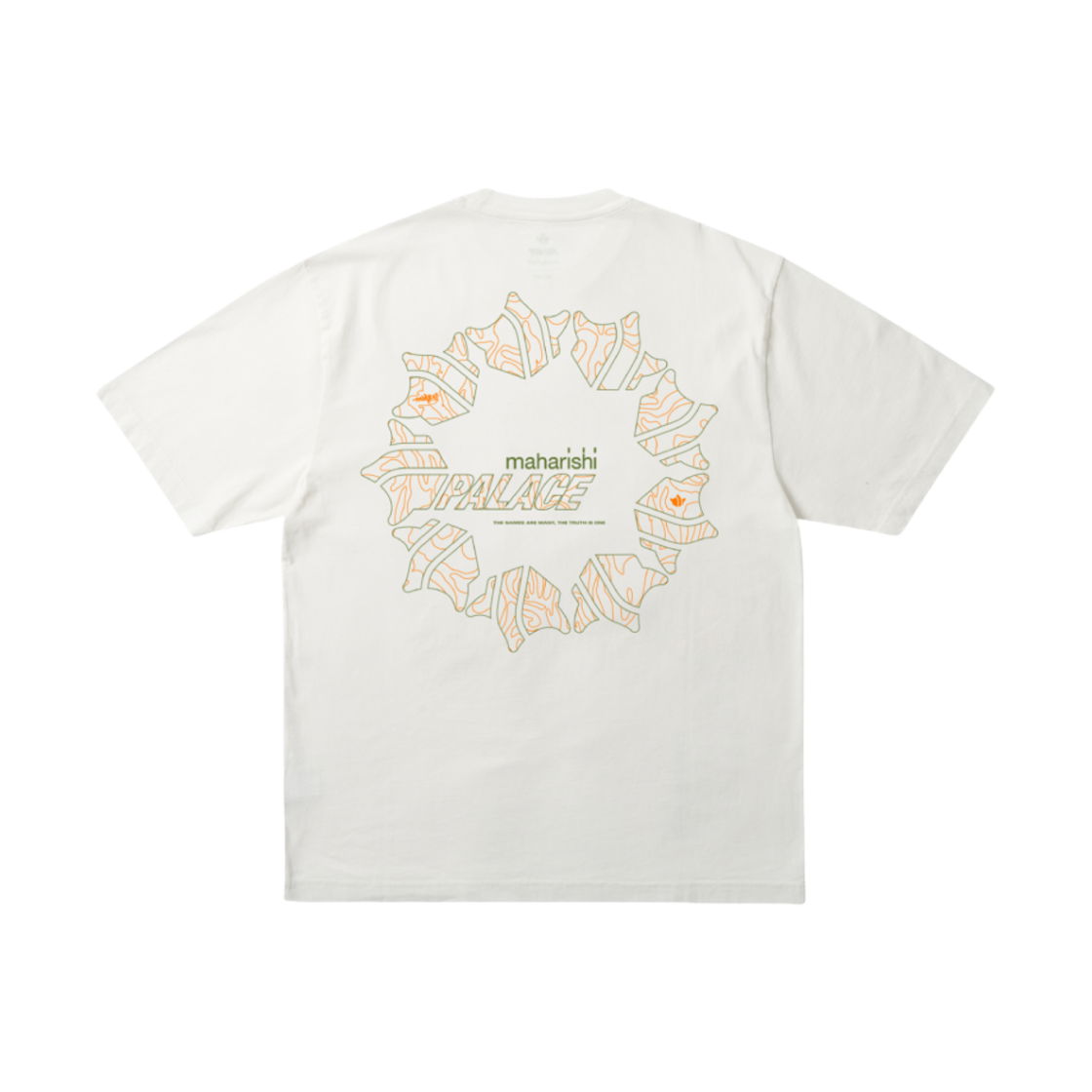 팔라스 x 마하리시 템플 스타 티셔츠 화이트 - 25SS | Palace | KREAM