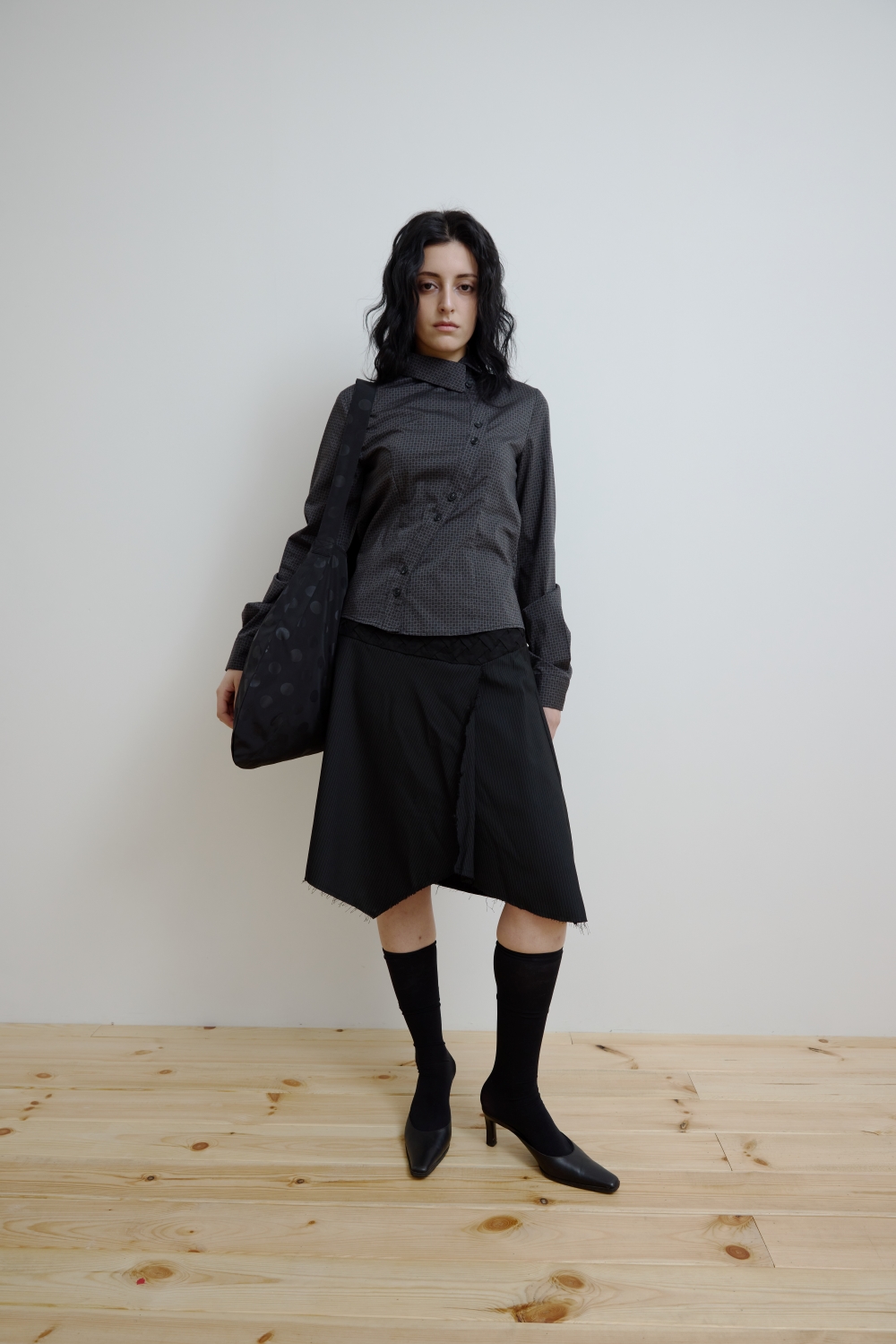 미와이후 위빙 스트라이프 스커트 | MIYHOO | KREAM