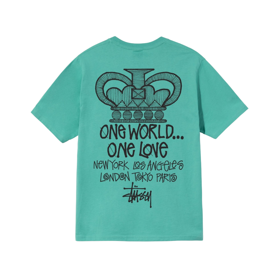 Stussy One World T-Sh... STYLE | KREAM