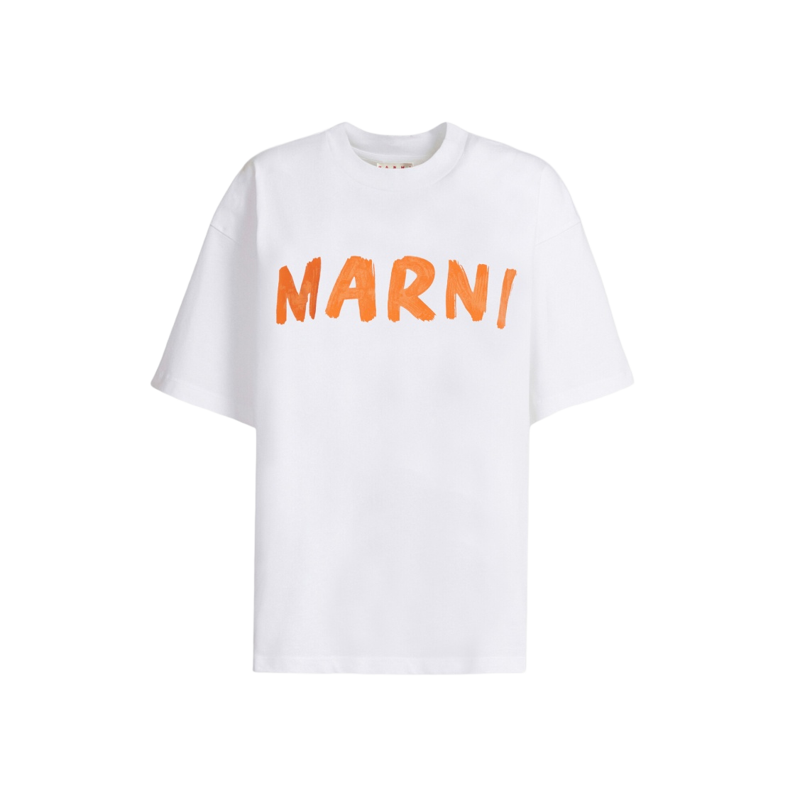 (W) 마르니 로고 바이오 코튼 티셔츠 릴리 화이트 | Marni | KREAM