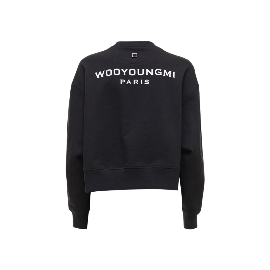 (W) 우영미 코튼 백로고 스웨트셔츠 블랙 - 22FW | Wooyoungmi | KREAM