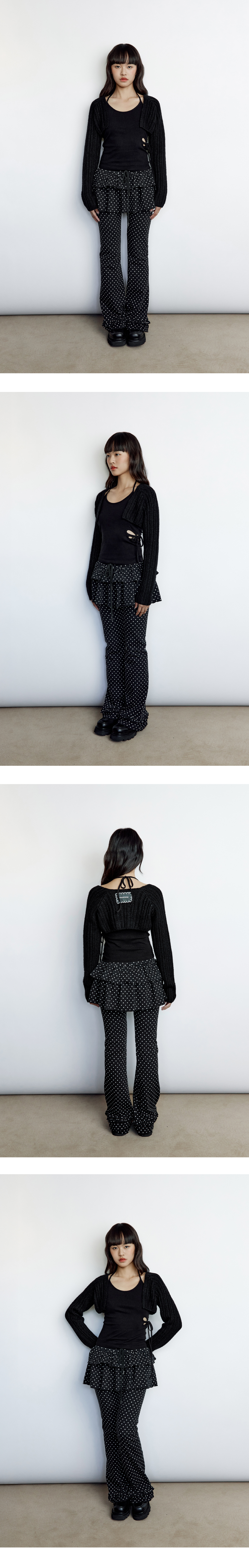 러프넥 니트 더블 스커트 팬츠 도트 | Roughneck | KREAM