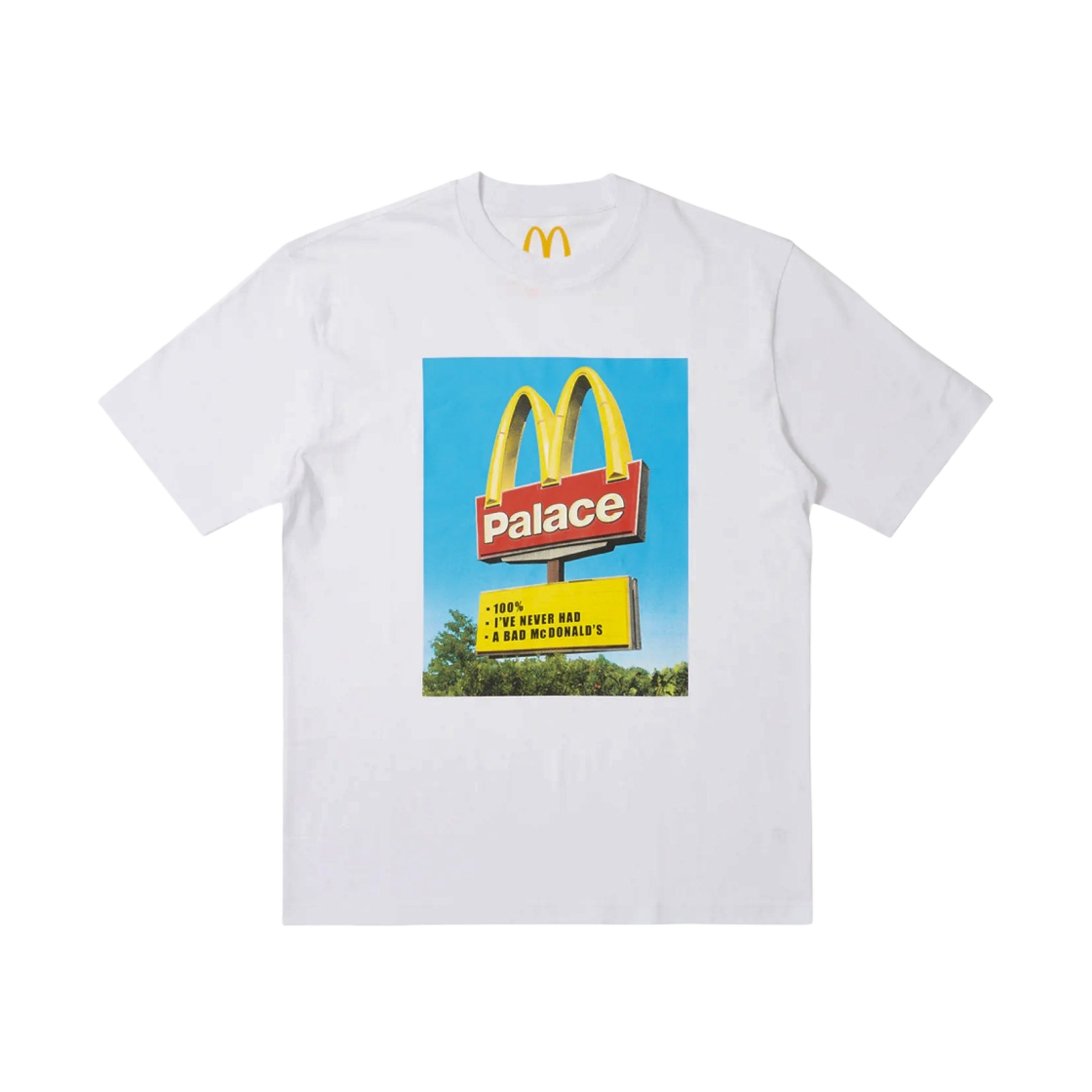 팔라스 x 맥도날드 사인 티셔츠 화이트 - 23FW | Palace | KREAM