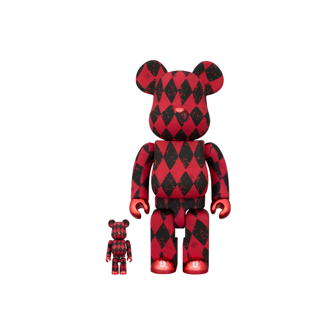 베어브릭 할리 퀸 x 엠씨엠 100% & 400% 세트 | Bearbrick | KREAM