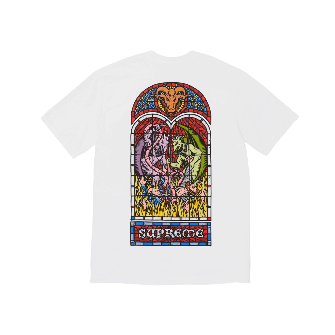 슈프림 워쉽 티셔츠 화이트 - 23FW | KREAM