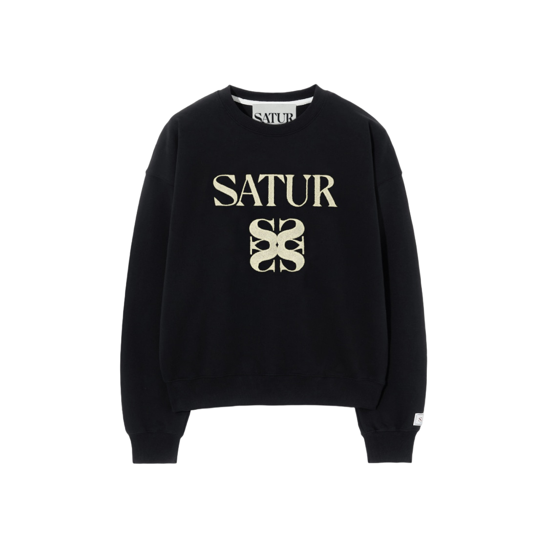 세터 클래식 로고 스웨트셔츠 클래식 블랙 | Satur | KREAM