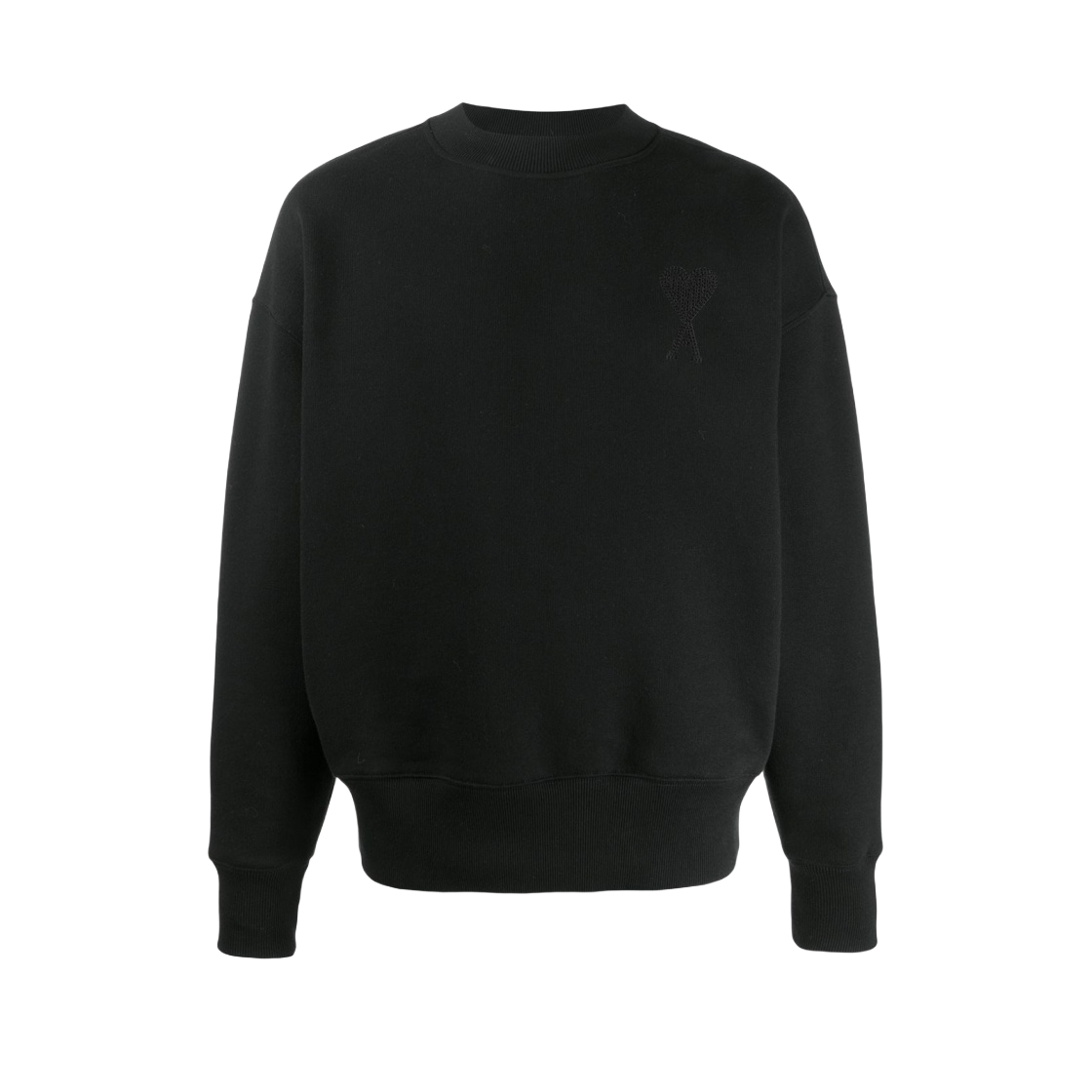 아미 톤온톤 하트 로고 스웨트셔츠 블랙 - 20FW | AMI | KREAM