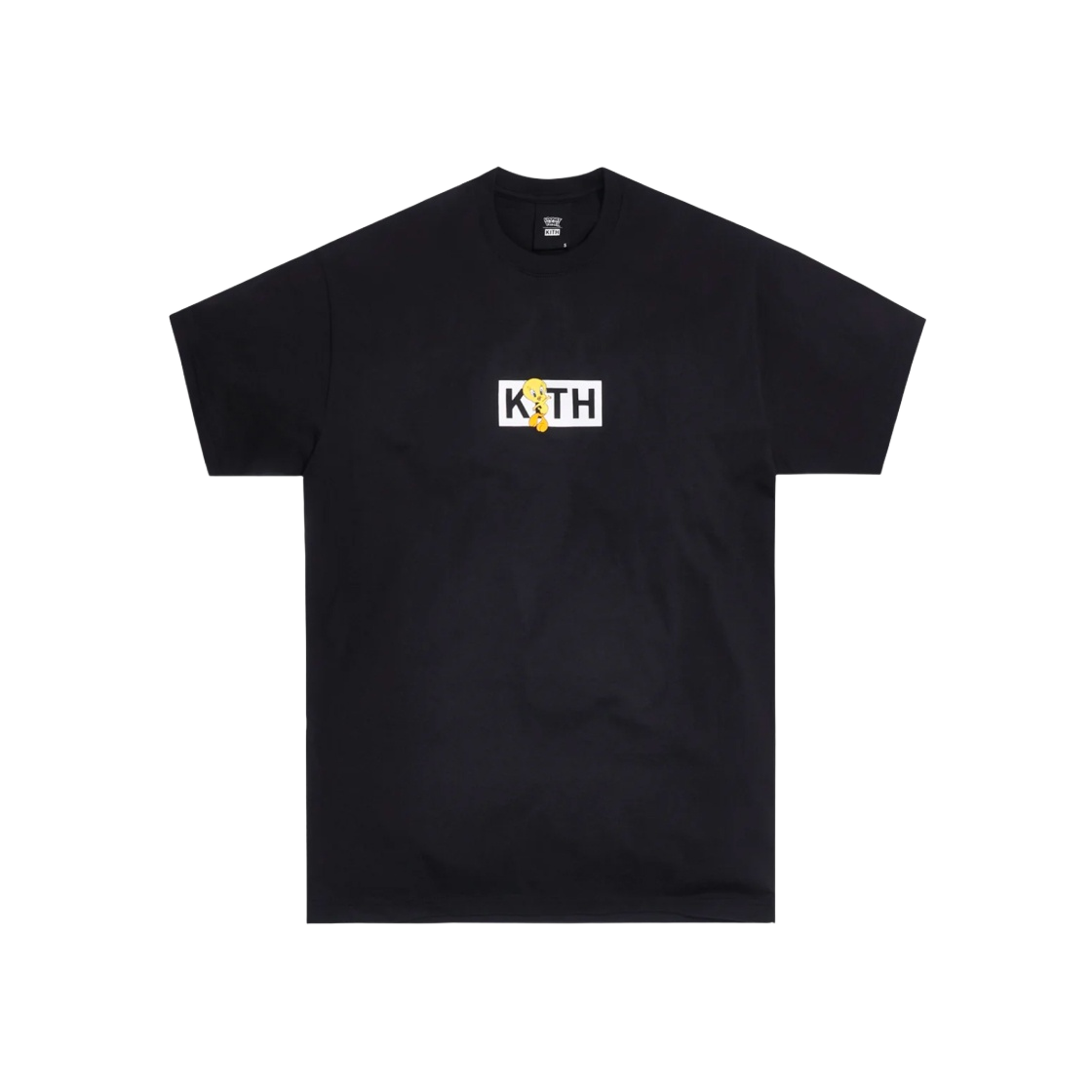 키스 x 루니툰 트위티 박스 로고 티셔츠 블랙 | Kith | KREAM