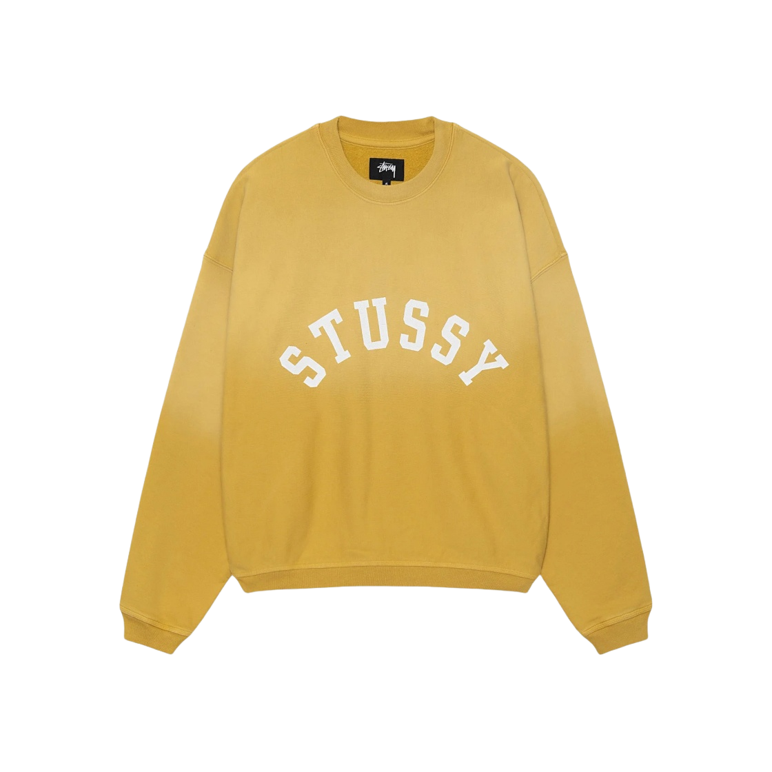 스투시 선 페이디드 오버사이즈 크루넥 옐로우 | Stussy | KREAM