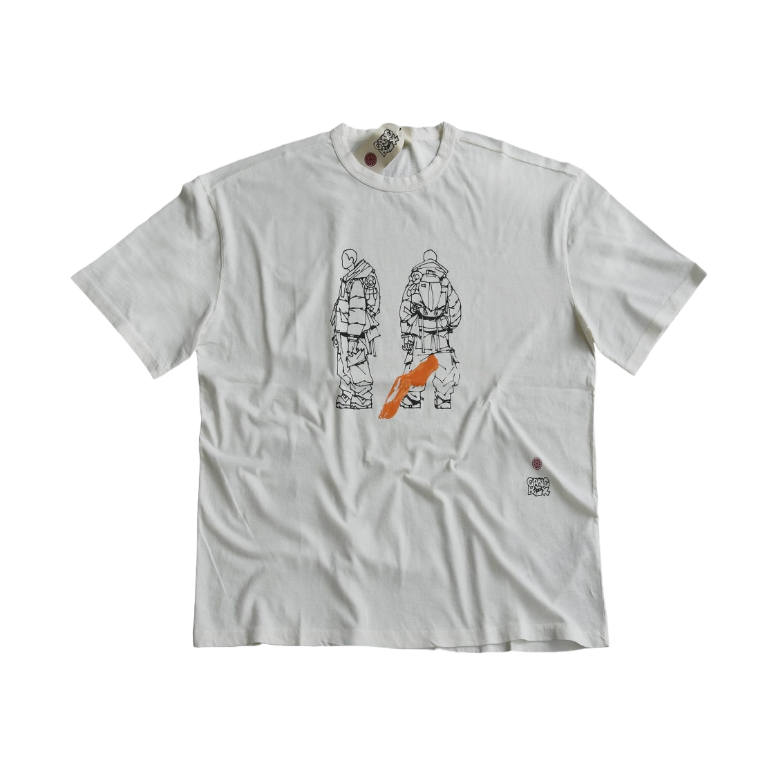 텐씨 가먼트 다이드 코튼 저지 스노우 화이트 | Ten C | KREAM