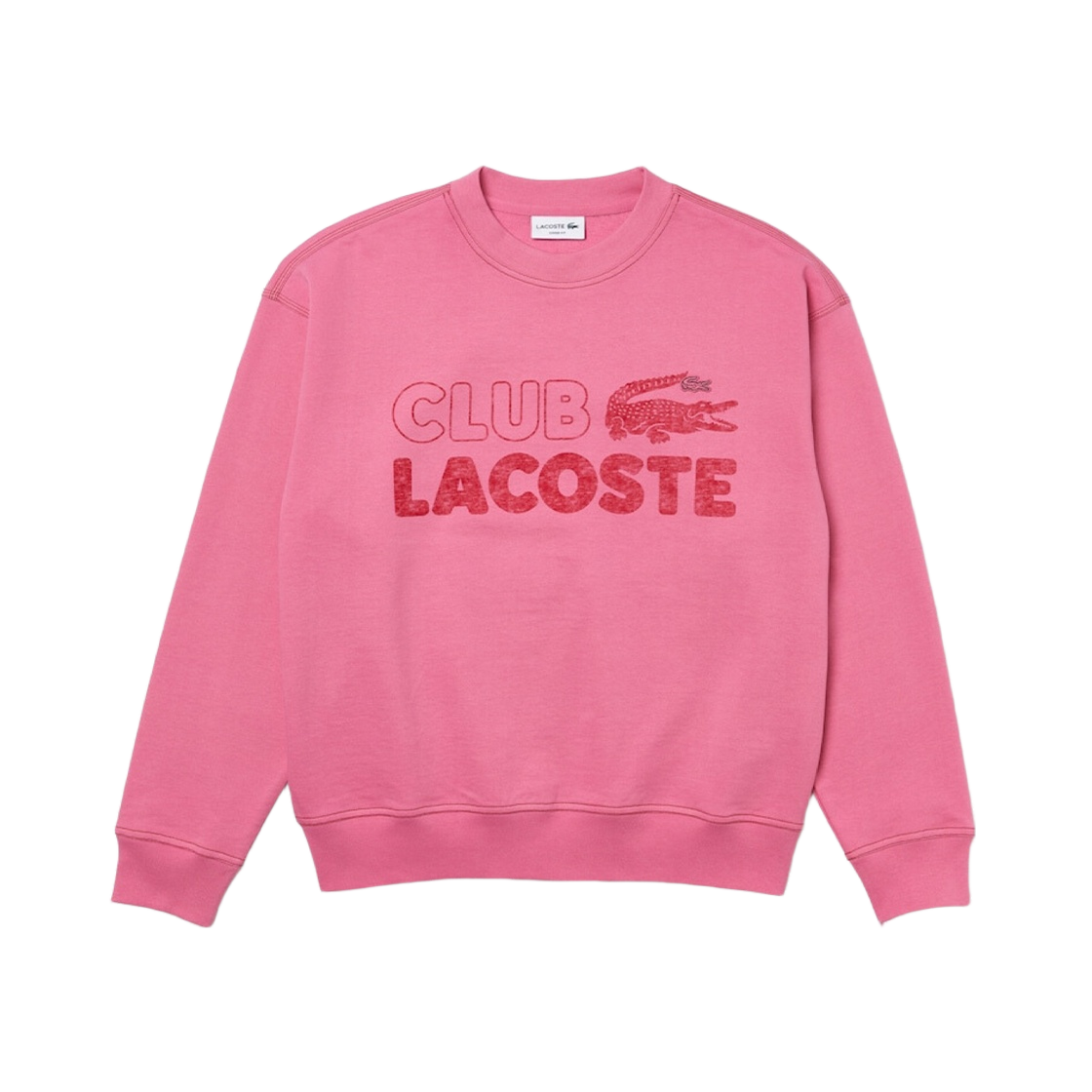 라코스테 썸머 팩 그래픽 스웨트셔츠 핑크 | Lacoste | KREAM