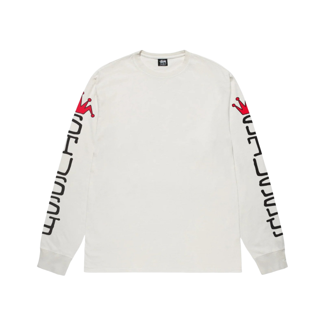 스투시 점보 피그먼트 다이드 롱슬리브 티셔츠 내츄럴 | Stussy | KREAM