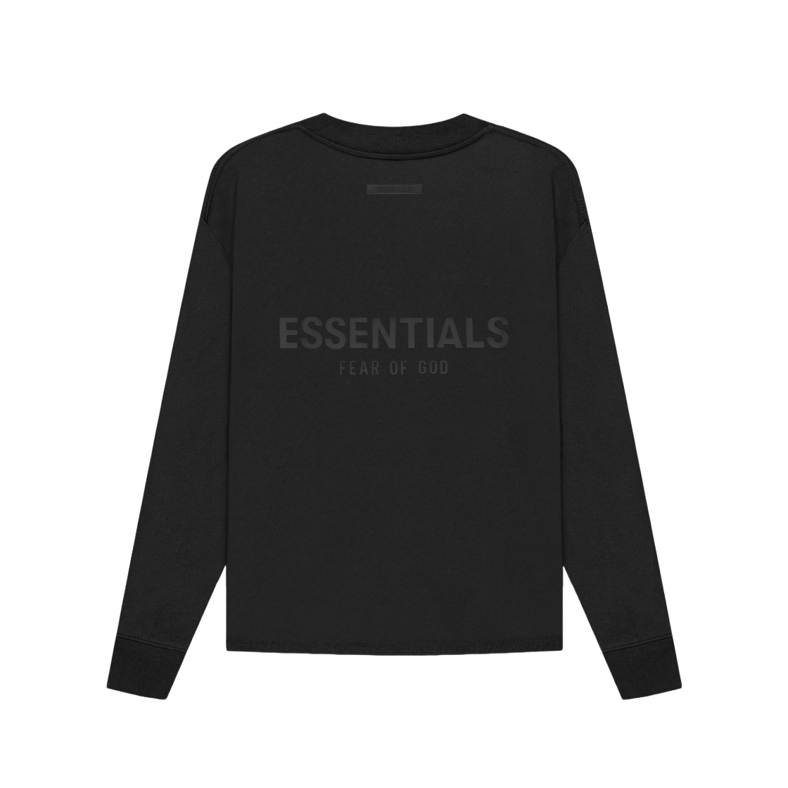 에센셜 롱슬리브 티셔츠 블랙 - 21SS | Essentials | KREAM