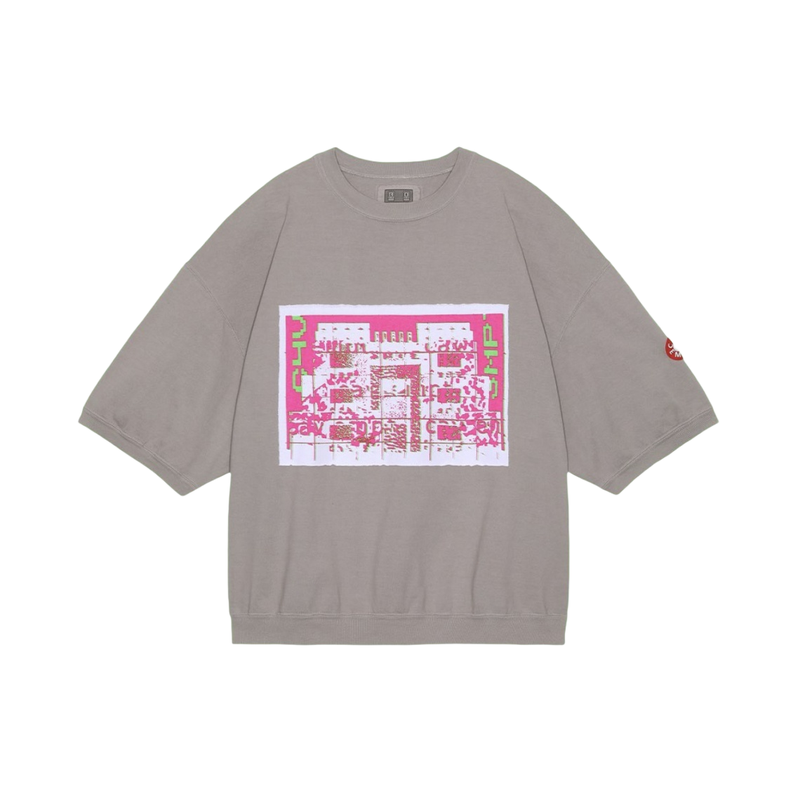 카브엠트 오버다이 패치드 크루넥 모카 - 23FW | Cav Empt | KREAM