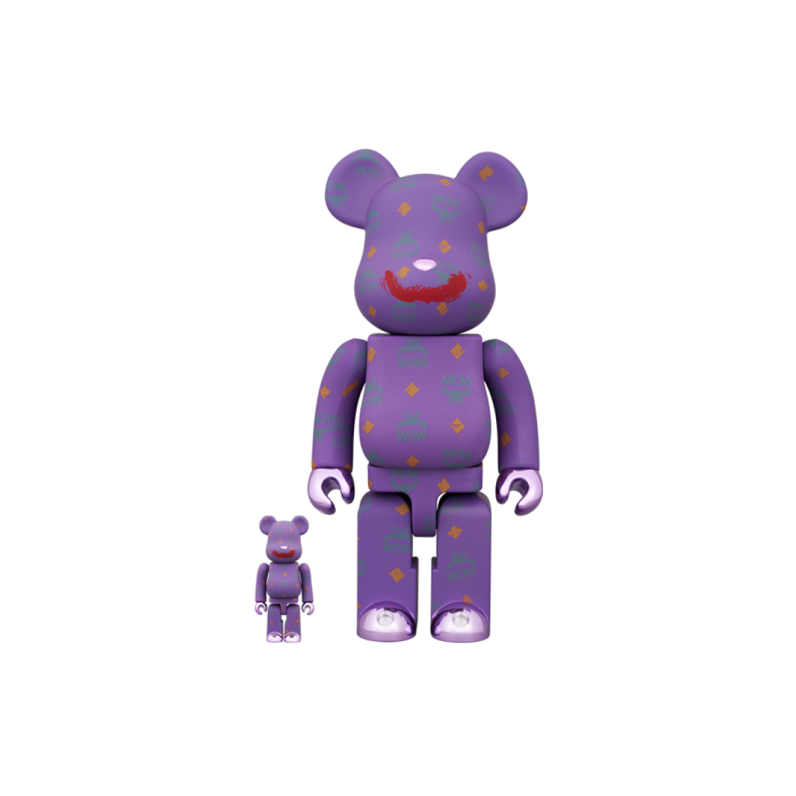 베어브릭 조커 x 엠씨엠 100% & 400% 세트 | Bearbrick | KREAM