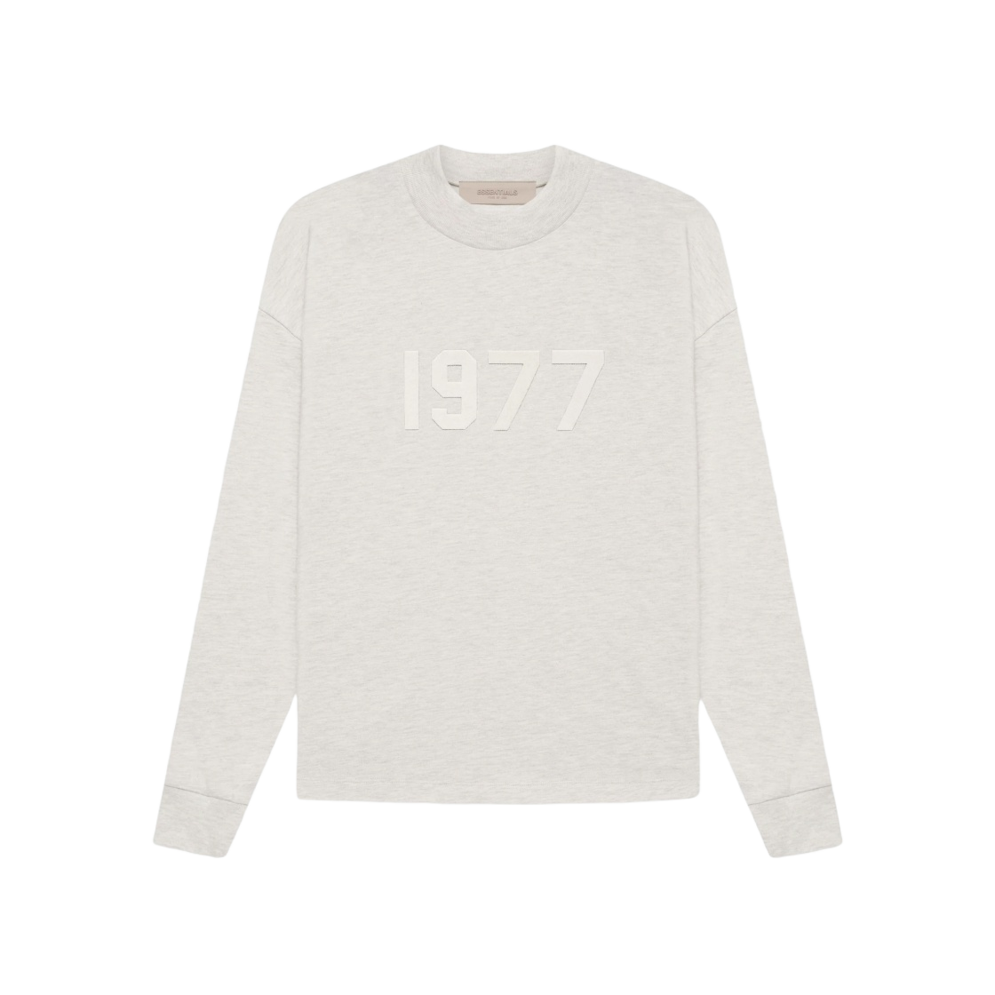 에센셜 1977 롱슬리브 티셔츠 라이트 오트밀 - 22SS | Essentials | KREAM