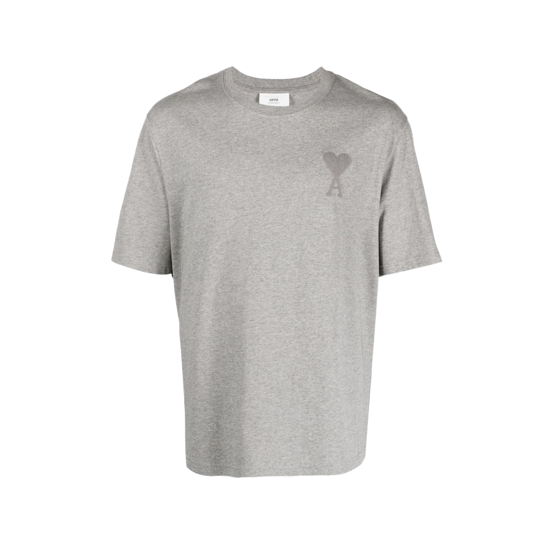 아미 톤온톤 하트 로고 티셔츠 헤더 그레이 - 21FW | AMI | KREAM