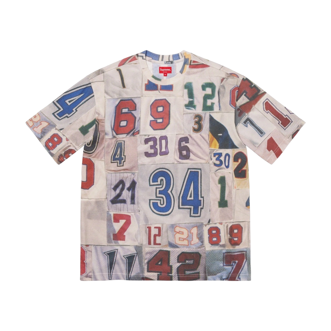 슈프림 저지 콜라주 숏슬리브 탑 화이트 - 23SS | Supreme | KREAM