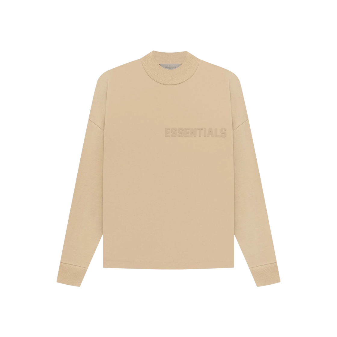 에센셜 롱슬리브 티셔츠 샌드 - 23SS | Essentials | KREAM