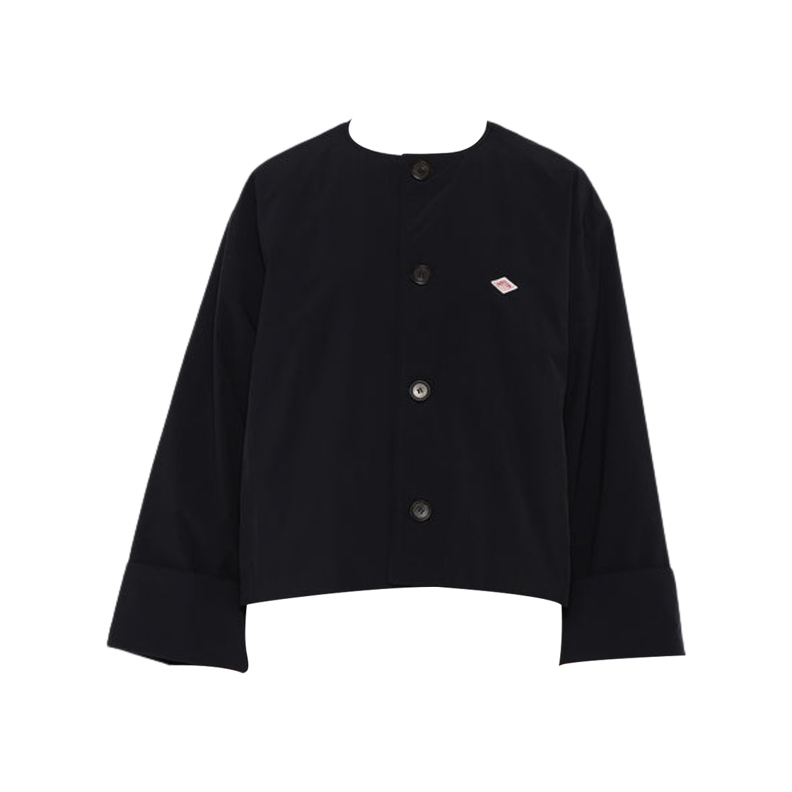 (W) 단톤 인슐레이션 칼라리스 와이드 자켓 네이비 | Danton | KREAM