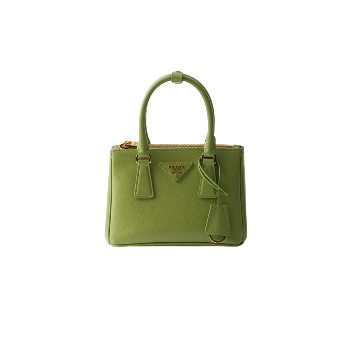 프라다 갤러리아 사피아노 레더 미니 백 론 그린 | Prada | KREAM