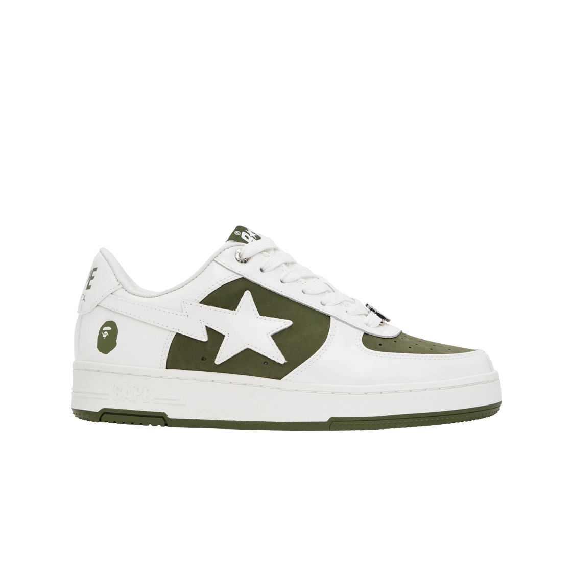 (W) 베이프 스타 #6 다크 그린 | BAPE | KREAM