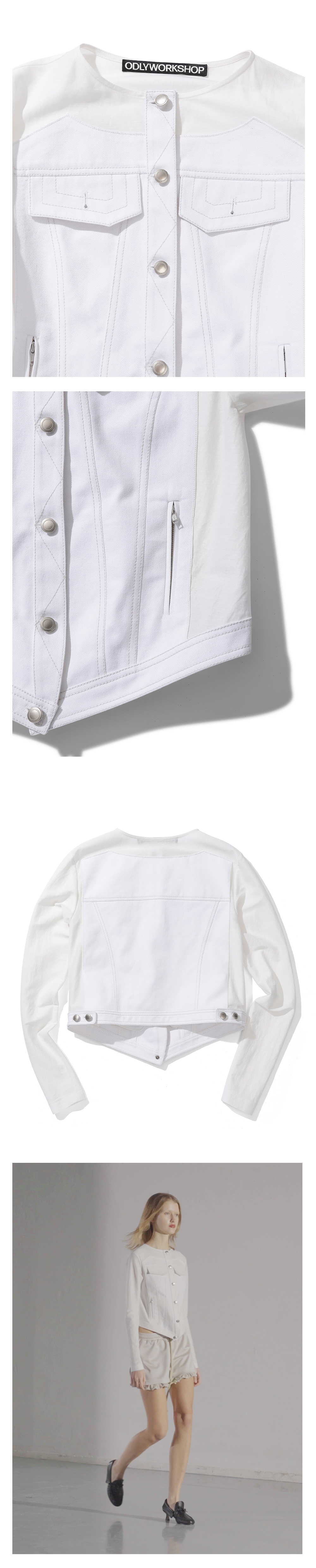 오들리워크샵 데님 하이브리드 자켓, 브리즈 | ODLYWORKSHOP | KREAM