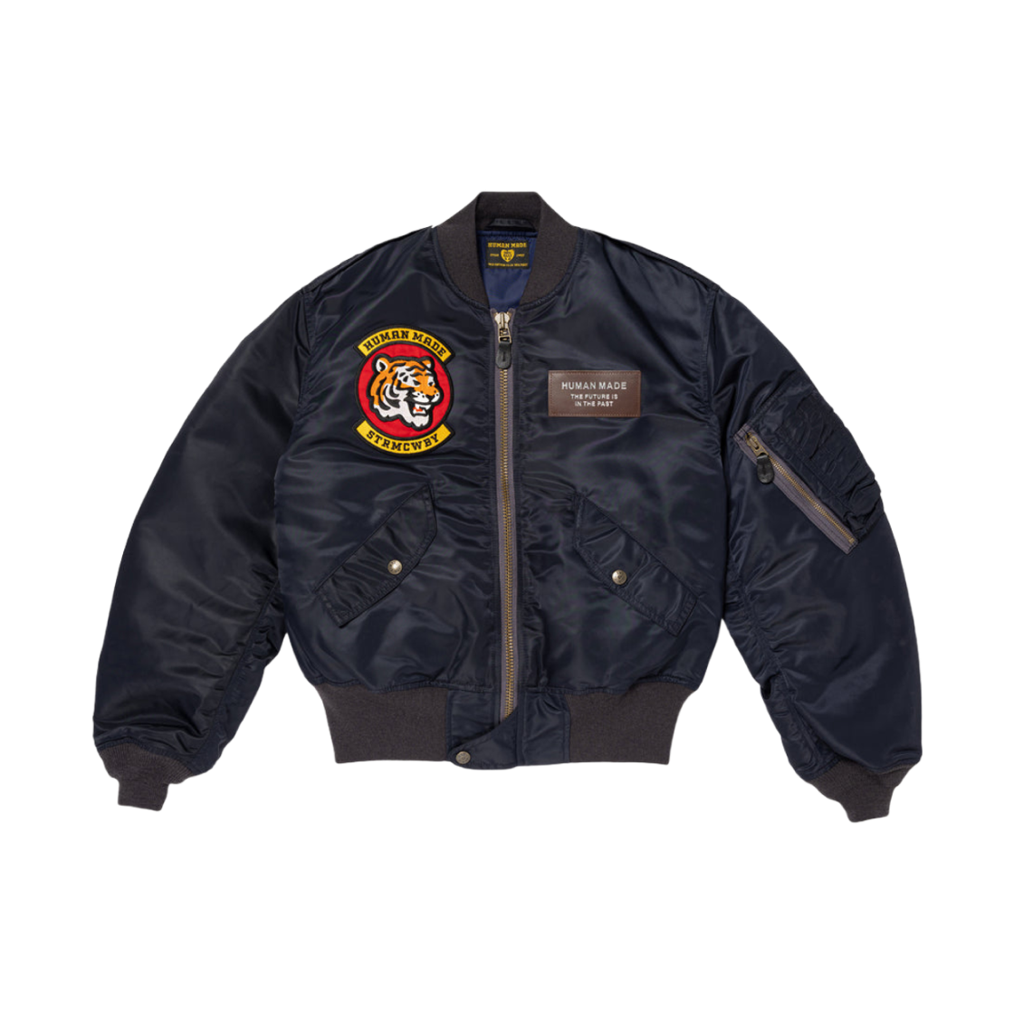 휴먼 메이드 플라이트 자켓 네이비 | KREAM
