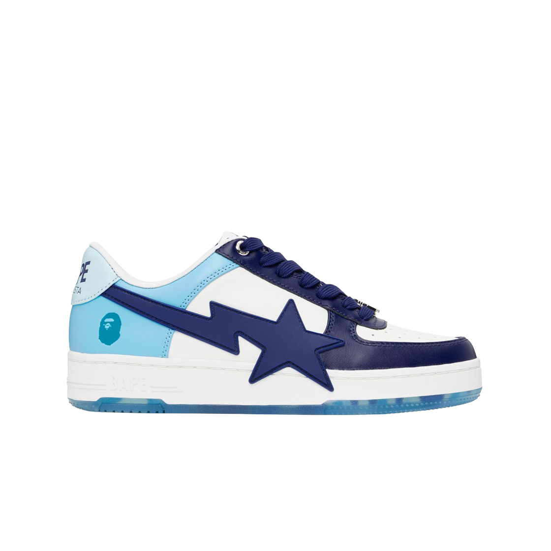 (W) 베이프 스타 OS 블루 | BAPE | KREAM