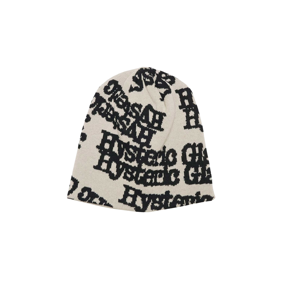 히스테릭 글래머 타입 로고 오버사이즈 비니 화이트 | Hysteric Glamour | KREAM