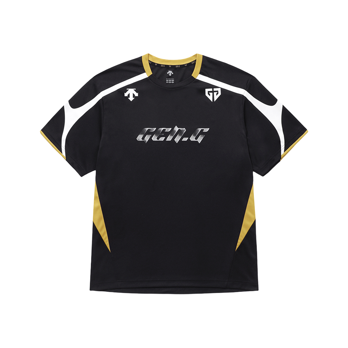 데상트 x 젠지 2025 오피셜 플레이어 저지 블랙 (논 마킹 버전) | Descente | KREAM